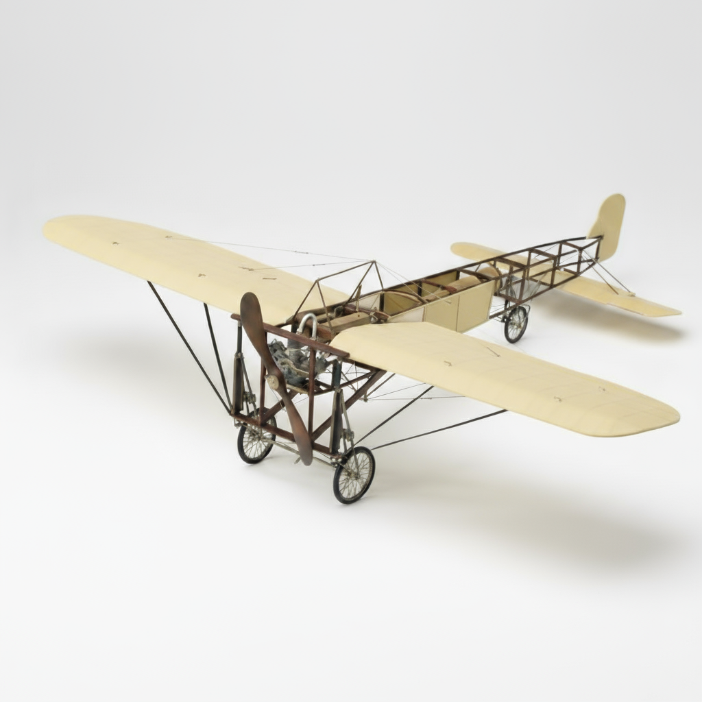 Buy Bleriot Airplane Kit 1:10 Amati Model Airplane Kit – Adama Model Ships