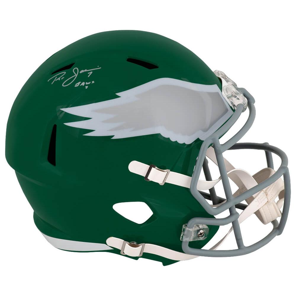 Buy Ron Jaworski Signed Philadelphia Eagles Throwback Riddell Full Size Speed Replica Helmet w ...