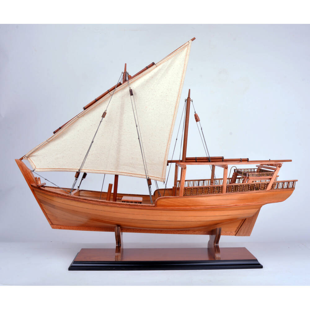 Buy Dhow High Quality Ship Model 24 Inches L Fully Assembled Model Ship ...