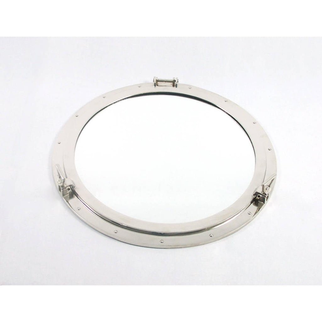 Buy Deluxe Class Brushed Nickel Decorative Ship Porthole Window 30 ...