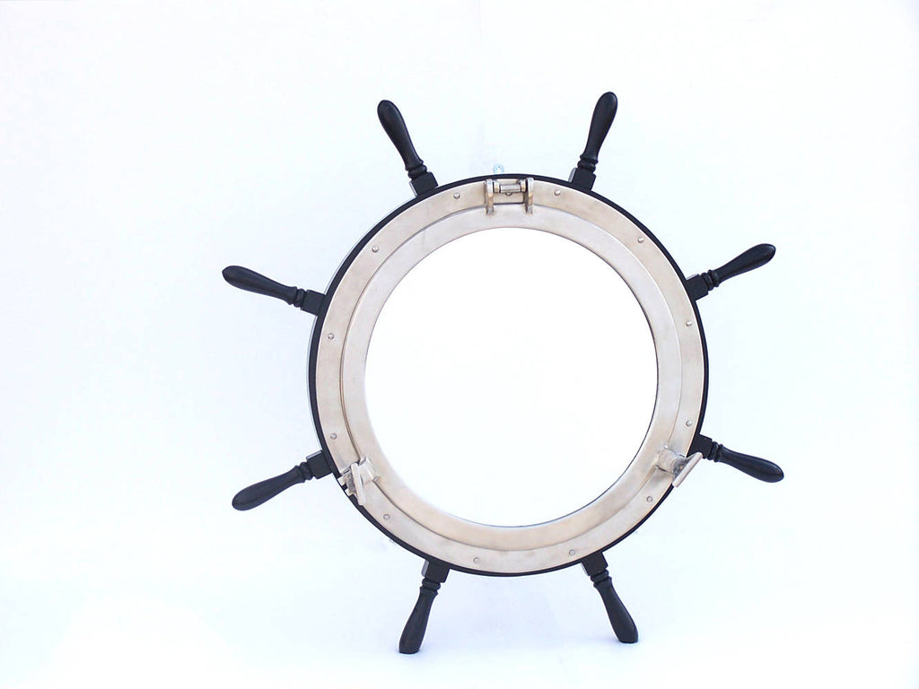 Buy Handcrafted Model Ships Deluxe Class Wood and Brushed Nickel Ship ...