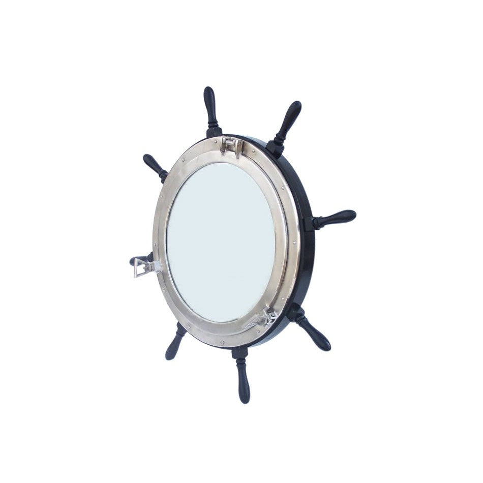 Buy Handcrafted Model Ships Deluxe Class Wood and Brushed Nickel Ship ...