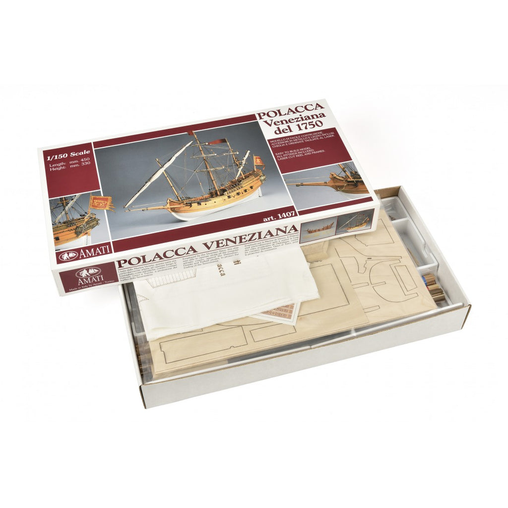 Buy Polacca 1:150 Amati Model Ship Kit – Adama Model Ships