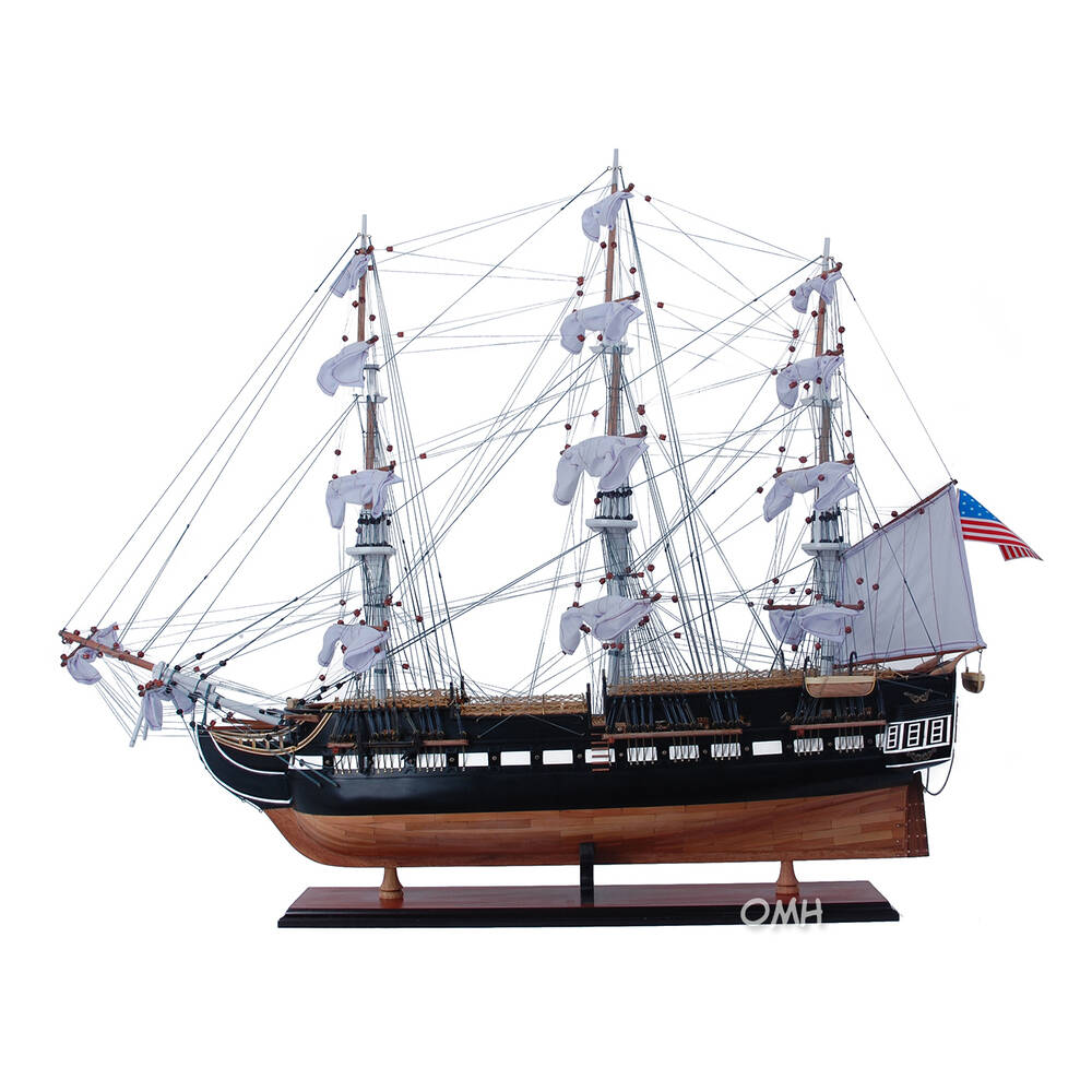 Buy USS Constitution Large Painted Admiral Line Fully Assembled Model ...