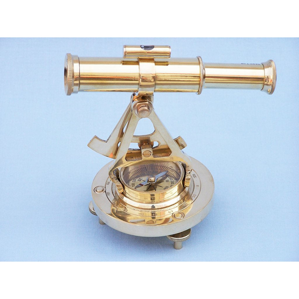 Buy Solid Brass Alidade Compass 7" – Adama Model Ships
