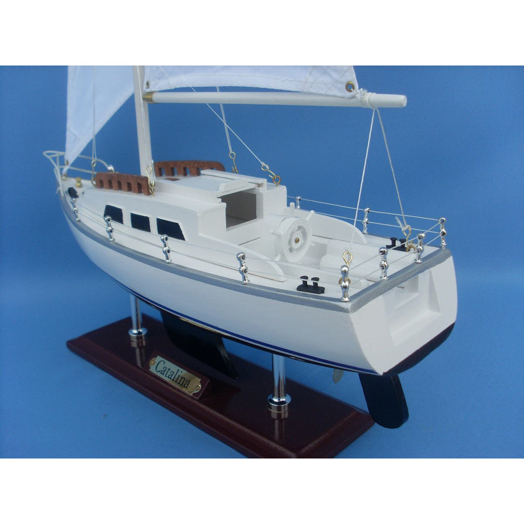 Buy Wooden Catalina Yacht Model 24" – Adama Model Ships