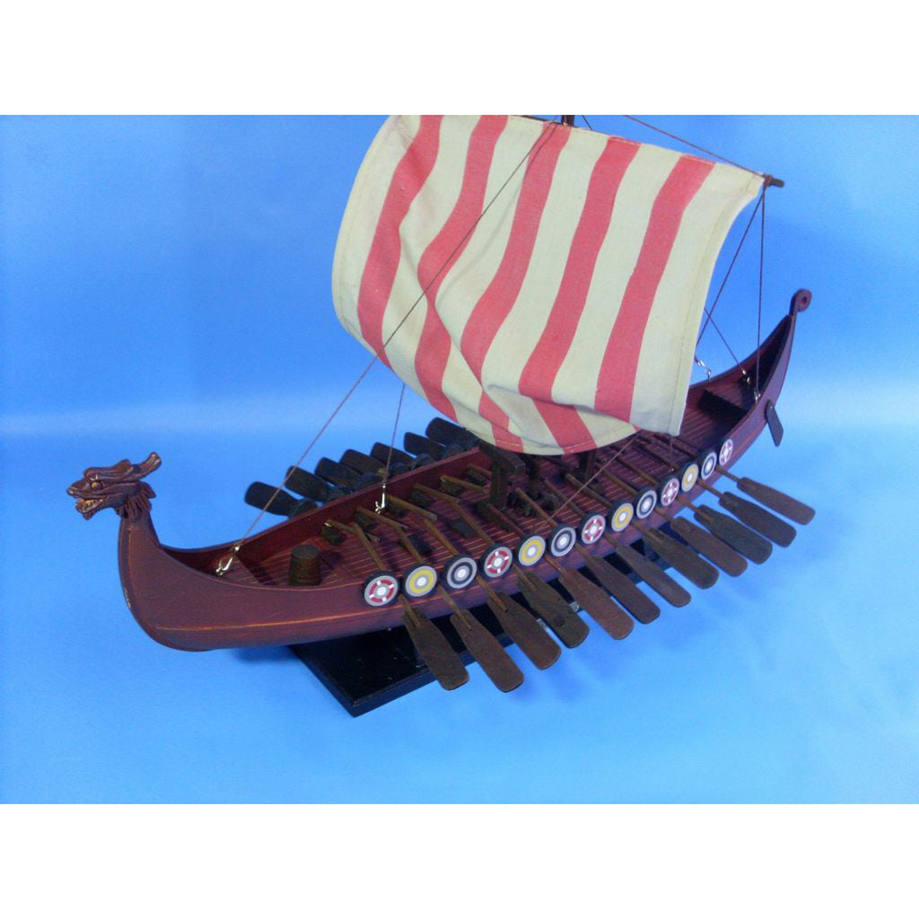 Buy Wooden Viking Drakkar Model Boat 24" – Adama Model Ships