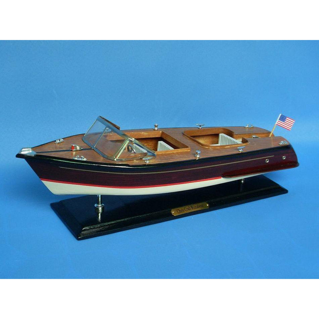 Buy Wooden Chris Craft Runabout Model Speedboat 20" – Adama Model Ships