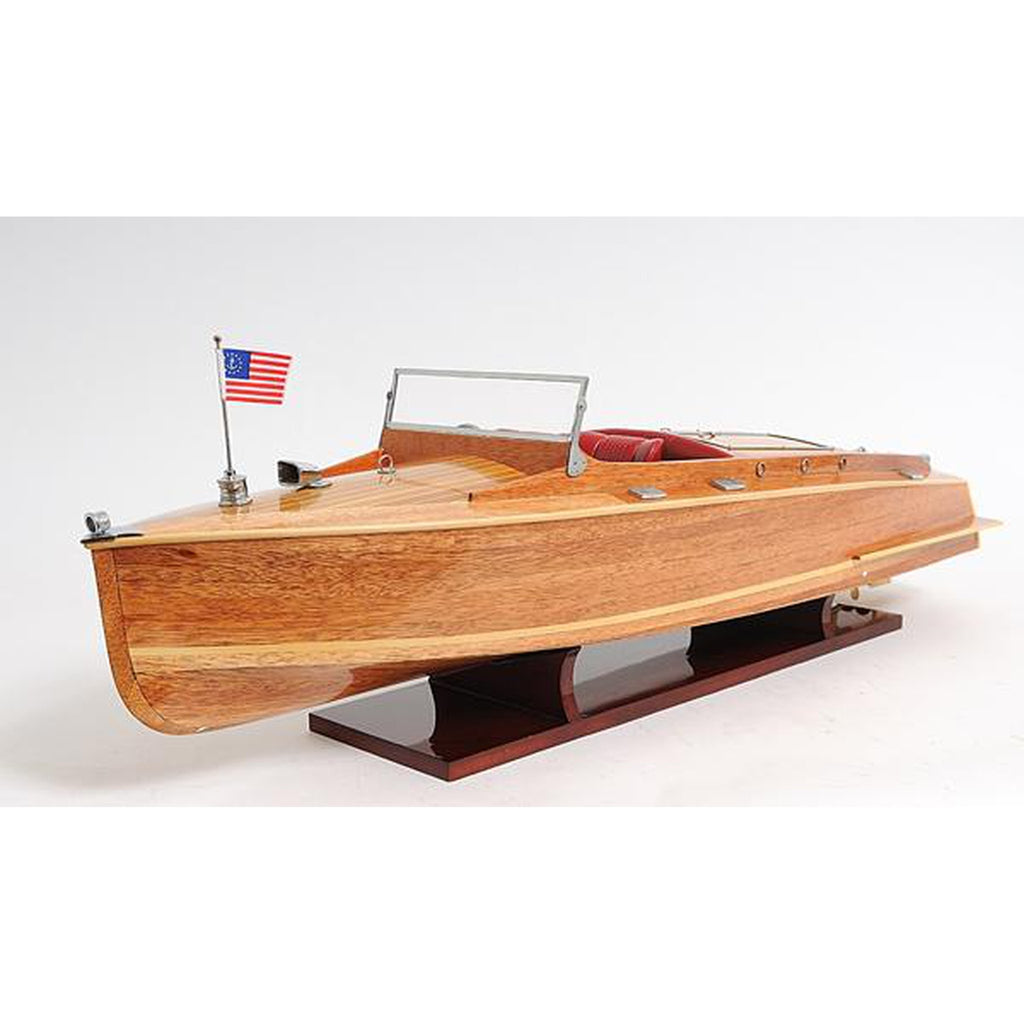 Buy Chris Craft Runabout with Display Case – Adama Model Ships