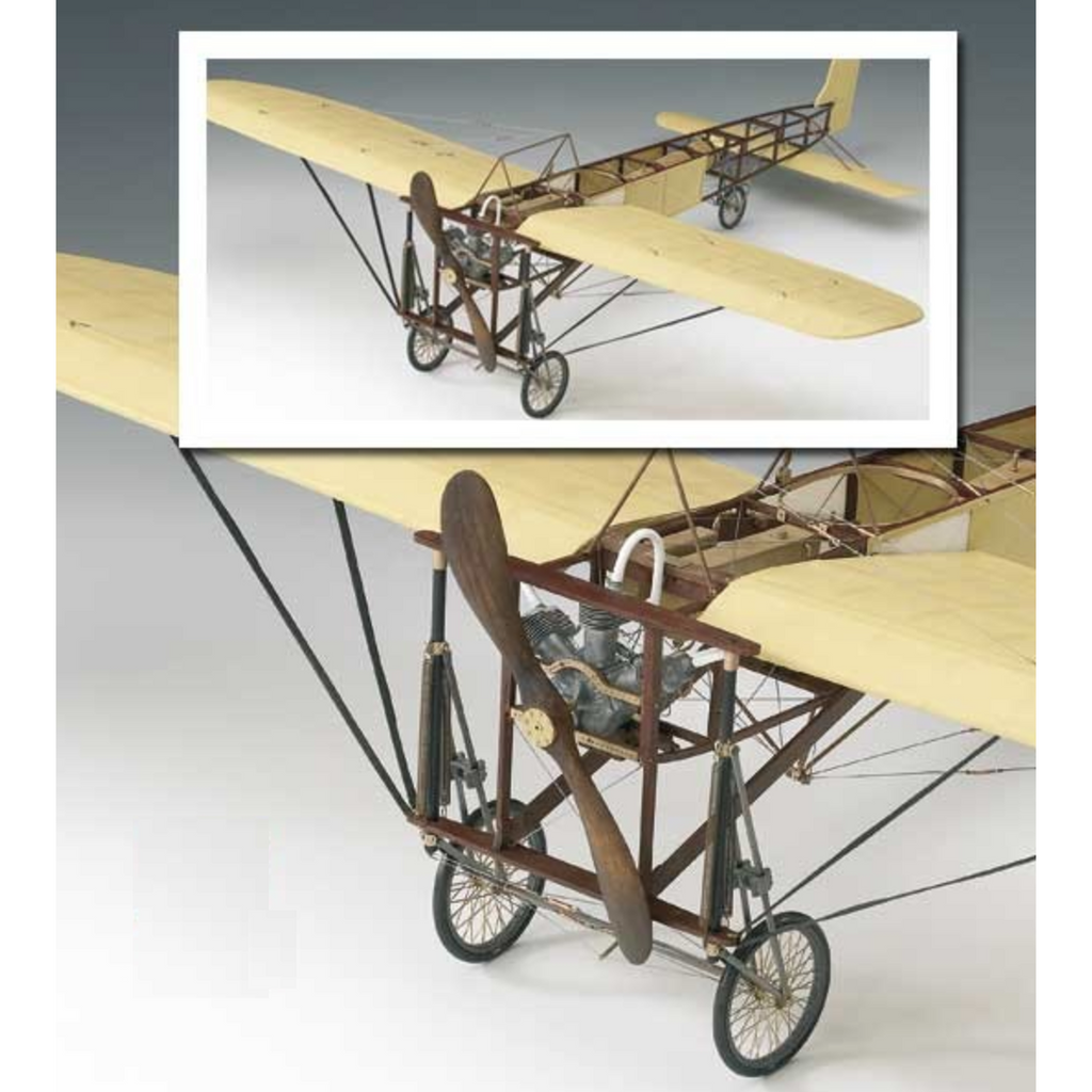 Buy Bleriot Airplane Kit 1:10 Amati Model Airplane Kit – Adama Model Ships