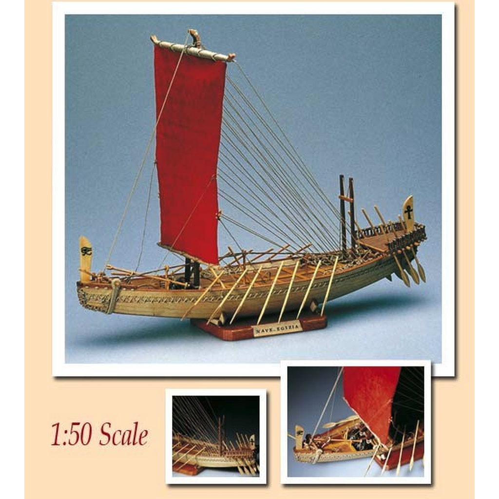 Buy Egyptian 1:50 Amati Model Ship Kit – Adama Model Ships