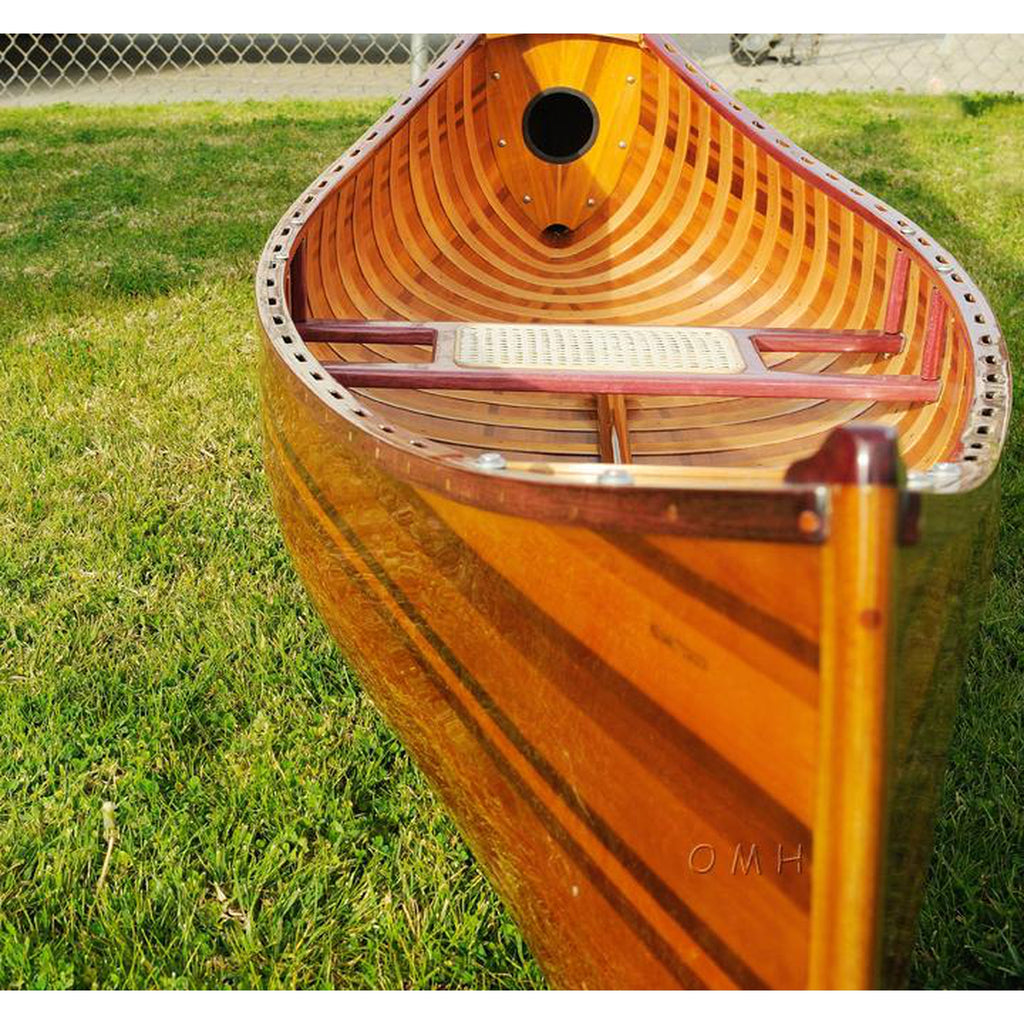 Buy Wooden Canoe With Ribs Curved bow 10ft – Adama Model Ships