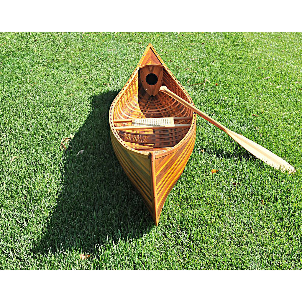 Buy Wooden Canoe With Ribs Curved Bow Matte Finish 10 ft – Adama Model ...