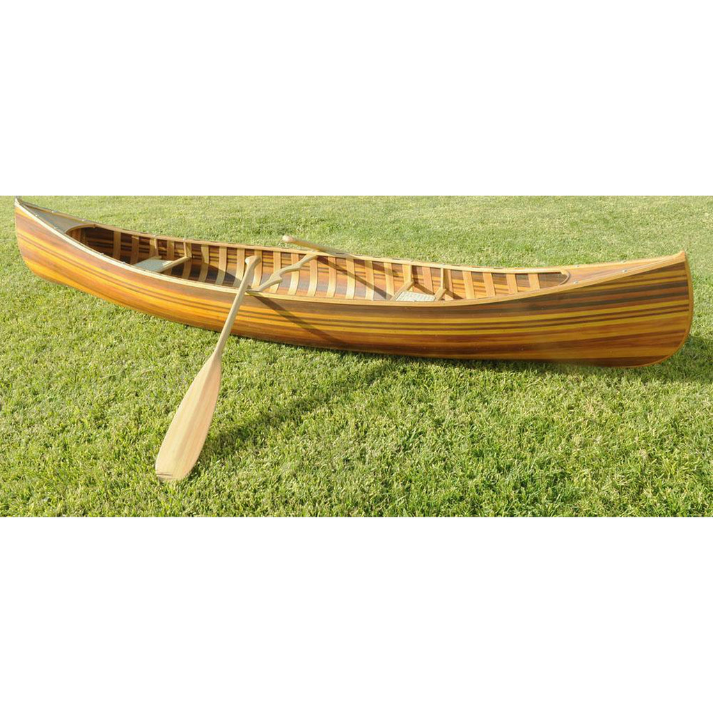 Buy Wooden Canoe With Ribs Curved Bow Matte Finish 12 ft – Adama Model ...
