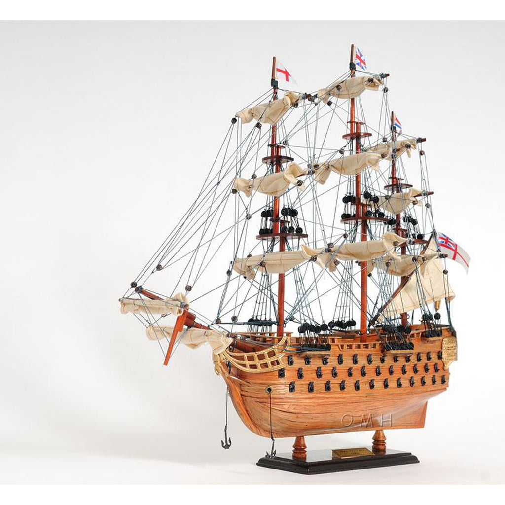 Buy HMS Victory Small with Display Case Fully Assembled Model Ship ...