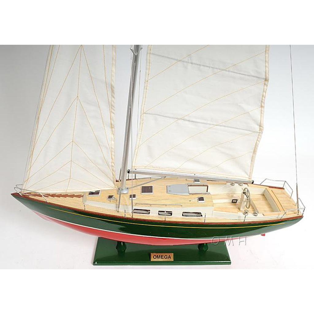 Buy Omega yacht Fully Assembled Model Ship – Adama Model Ships