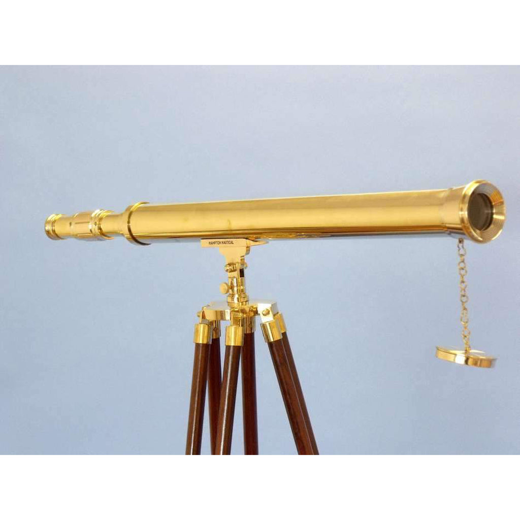 Buy Floor Standing Brass Harbor Master Telescope 60" – Adama Model Ships