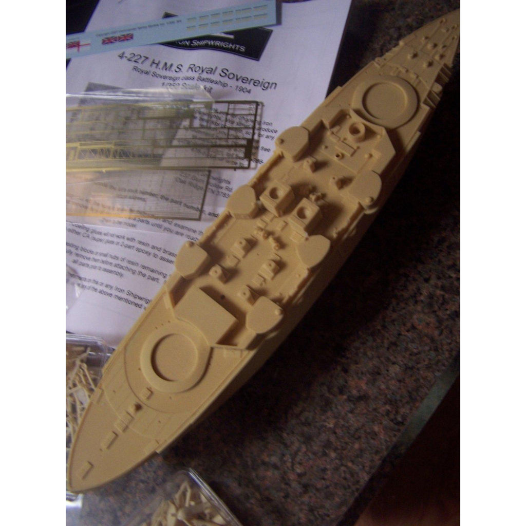 Buy HMS Royal Sovereign 1904 1/350 Scale Resin Model Ship Kit – Adama ...