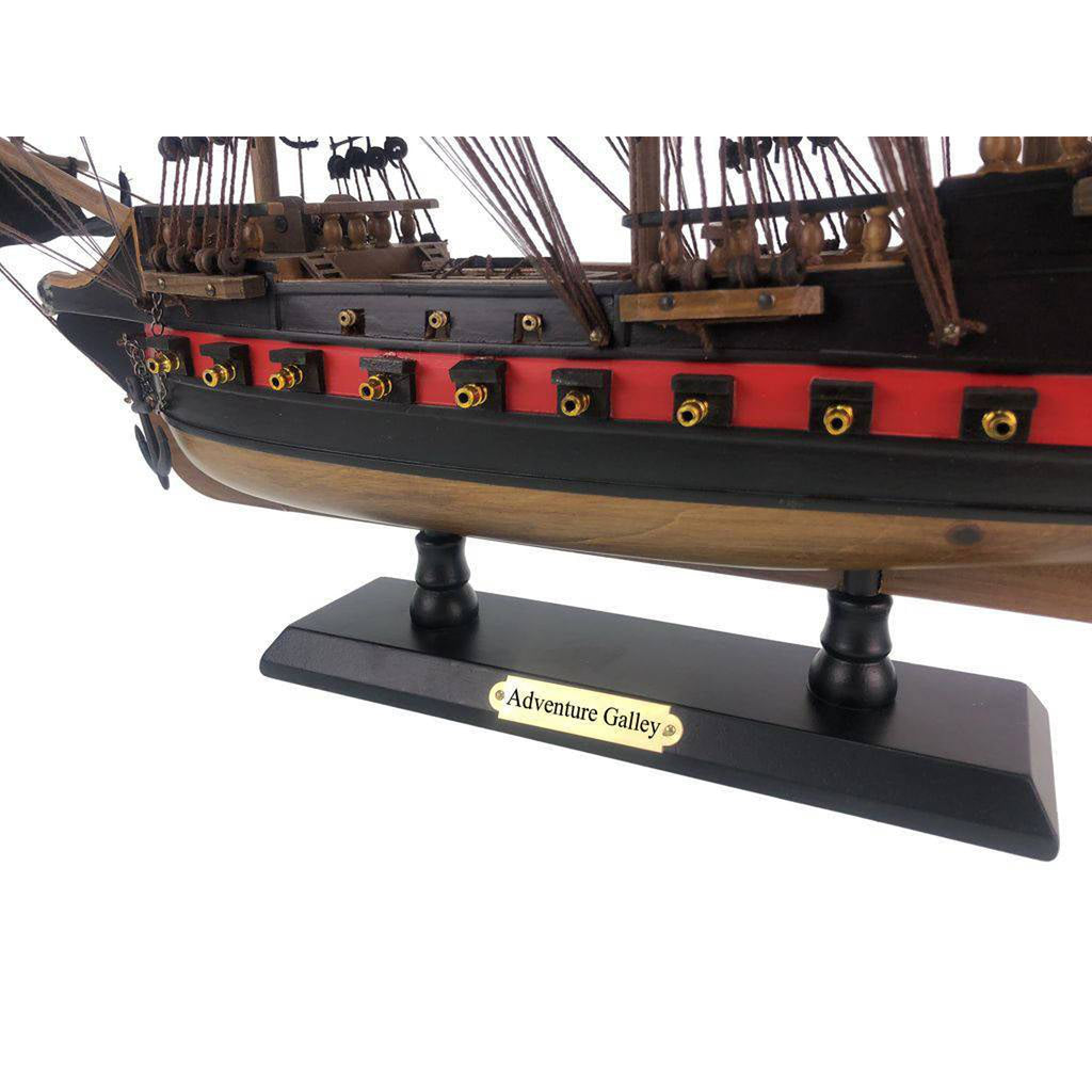 Buy Wooden Captain Kidd's Adventure Galley Black Sails Limited Model ...