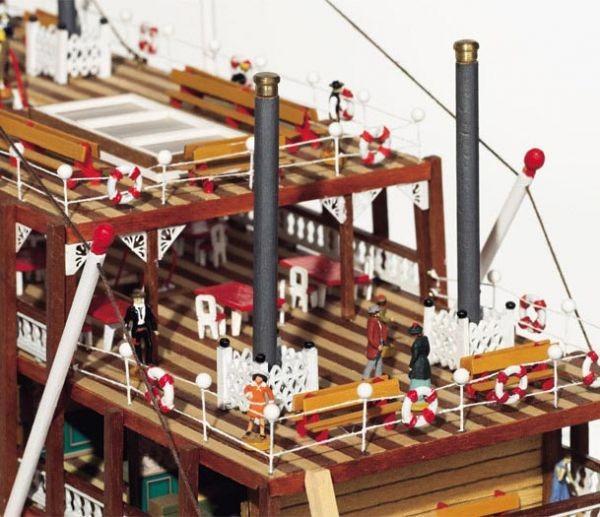 Buy MISSISSIPPI RIVERBOAT (OCCRE 1:80) Model Ship Kit – Adama Model Ships